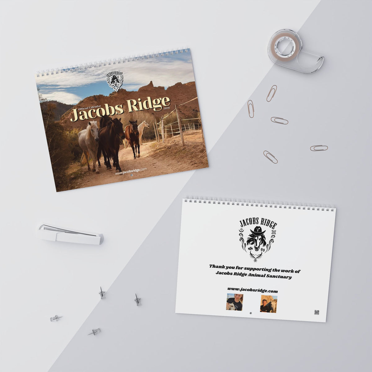 USA Jacobs Ridge Wall Calendar (2026) – Jacobs Ridge Sanctuary Ltd
